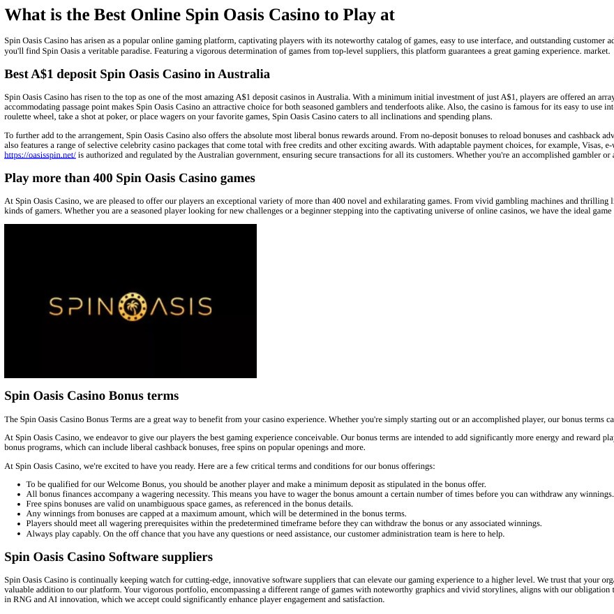 Spin Oasis.pdf | DocDroid