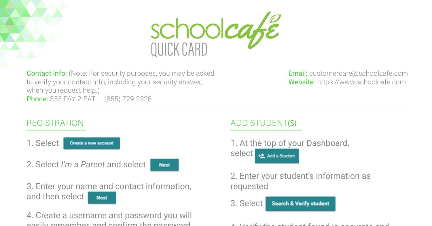 SchoolCafe Account Setup Instructions ENG.pdf | DocDroid