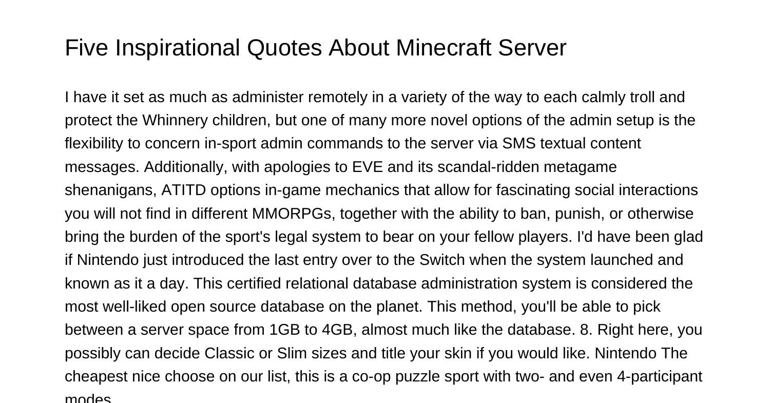 Three Inspirational Quotes About Minecraft Servercifia.pdf.pdf | DocDroid