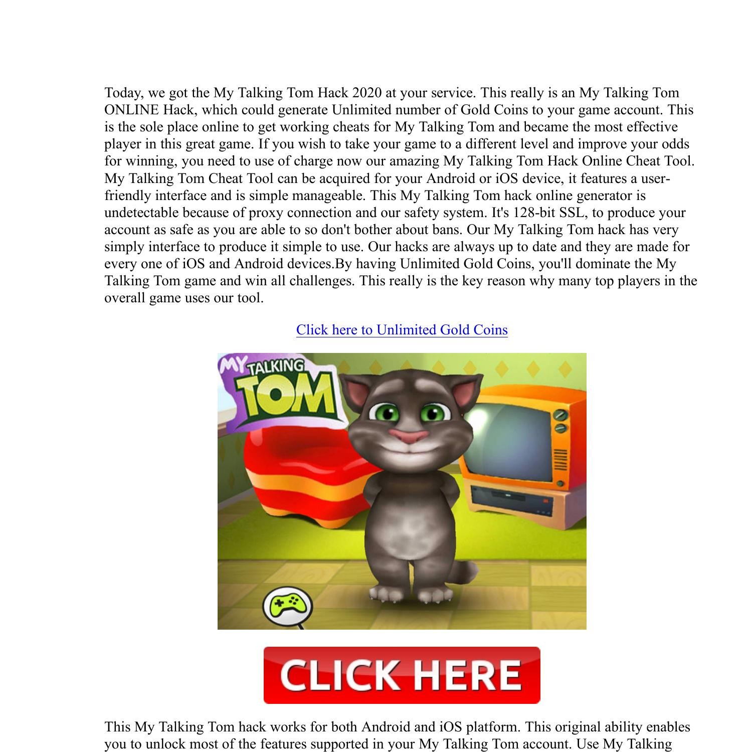 !news! My Talking Tom Hack Gold Coins Generator 2020.pdf | DocDroid