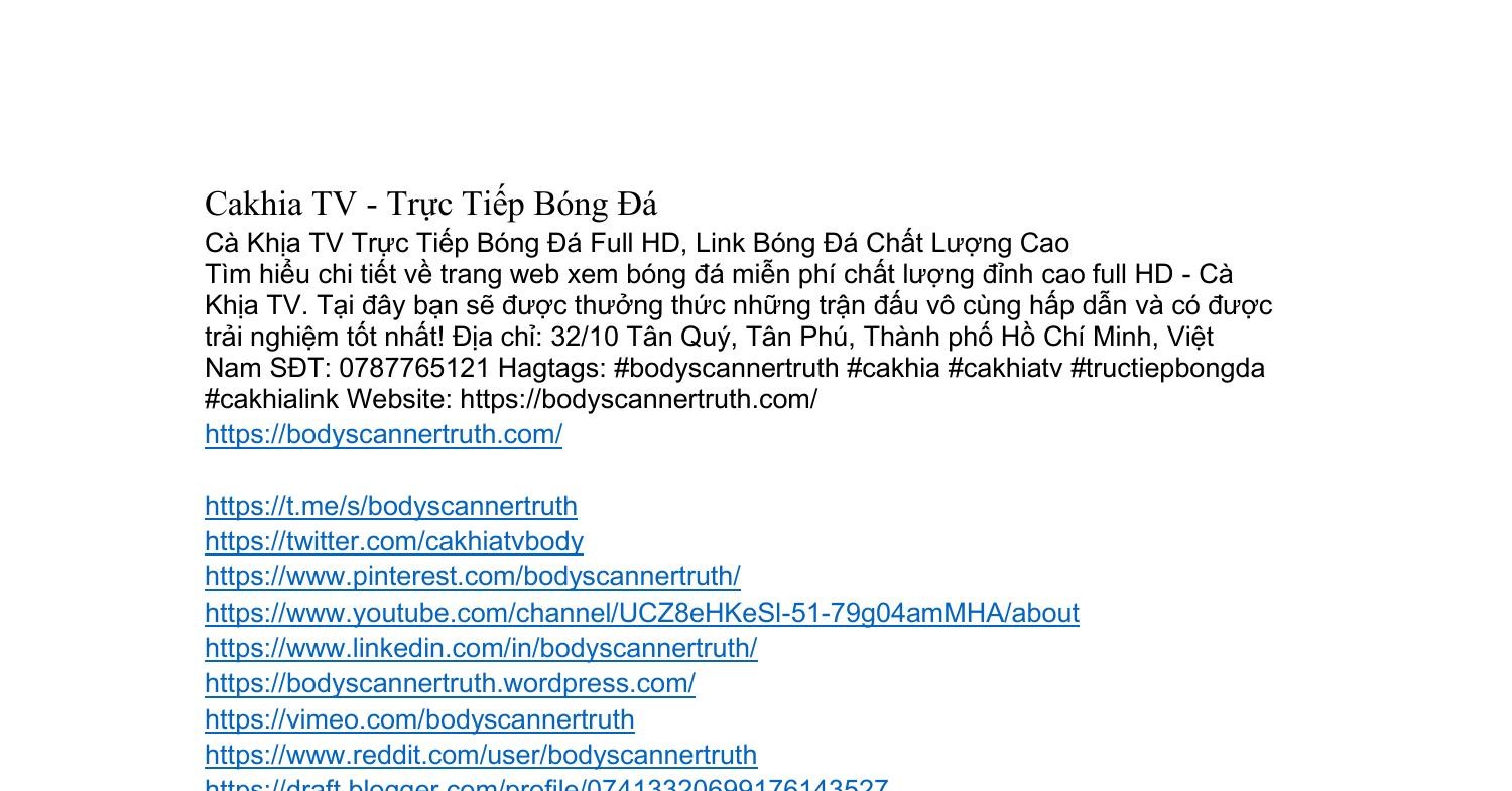 Cakhia TV.docx | DocDroid