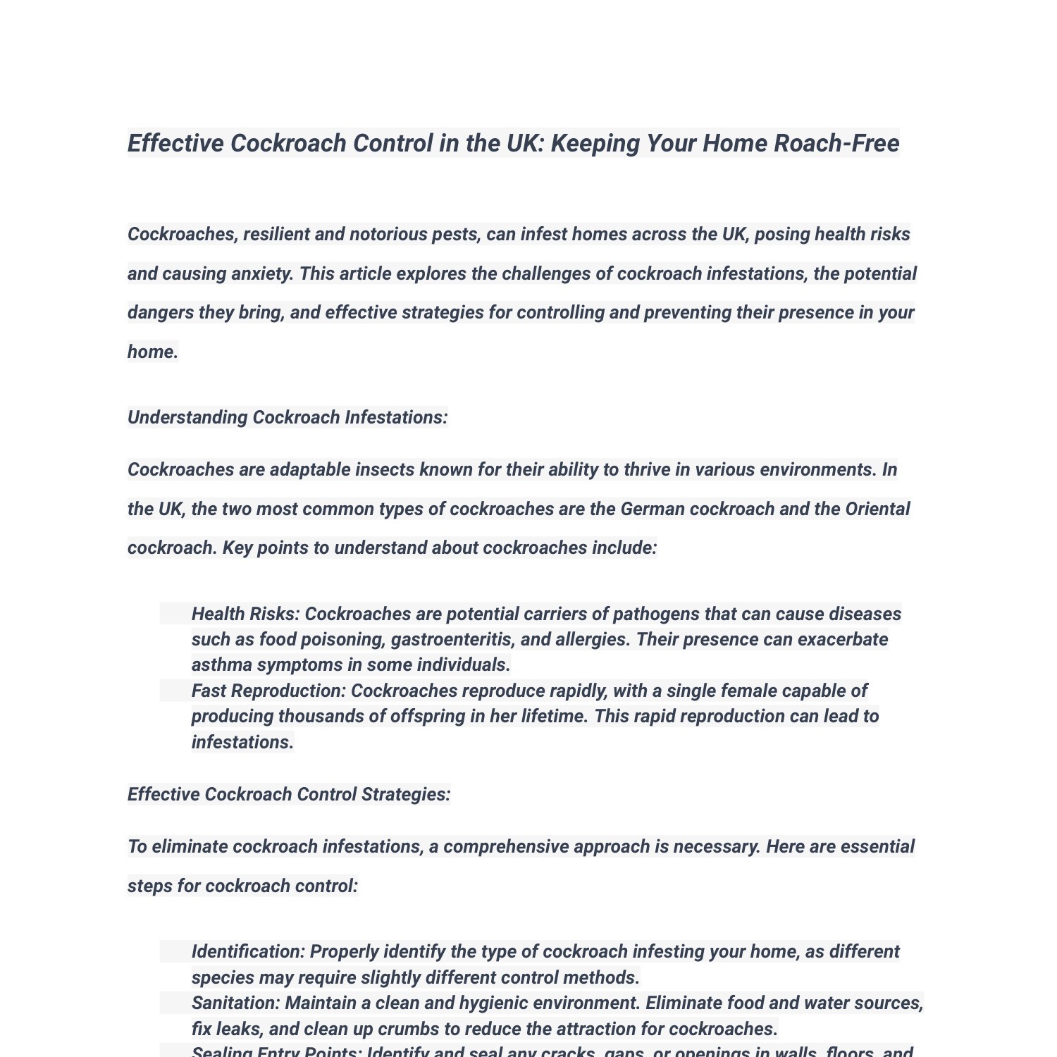 cockroach control uk.pdf | DocDroid