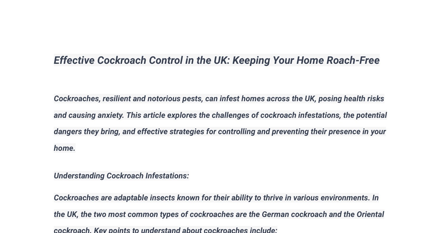 cockroach control uk.pdf | DocDroid
