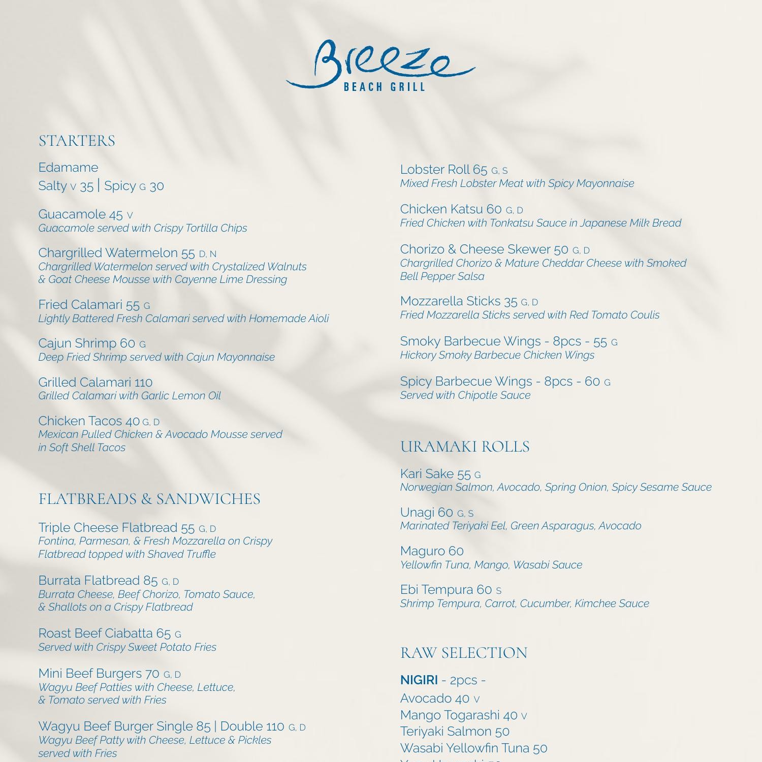 Breeze Food Menu.pdf | DocDroid