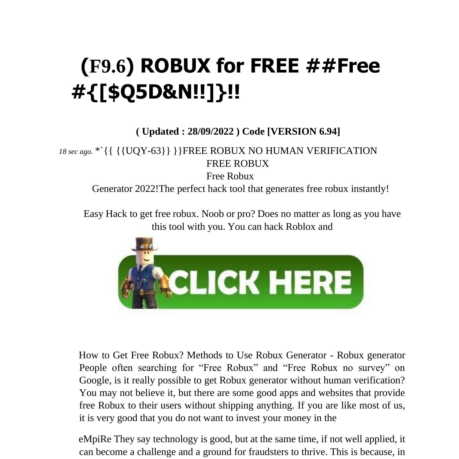 (F9.6) ROBUX for FREE ##Free #{[$Q5D&N!!]}!!.pdf | DocDroid