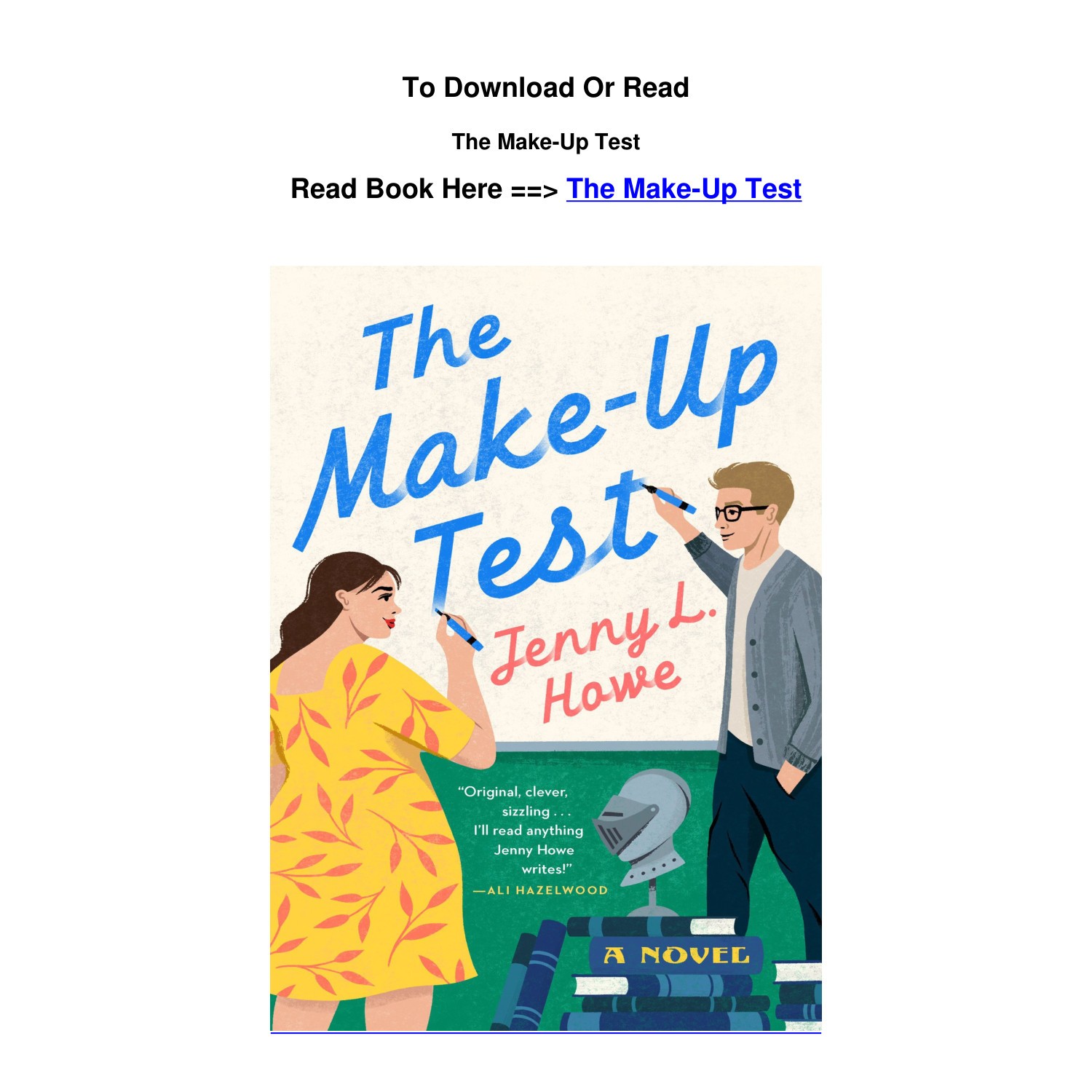Pdf download The Make Up Test by Jenny L Howe.pdf | DocDroid