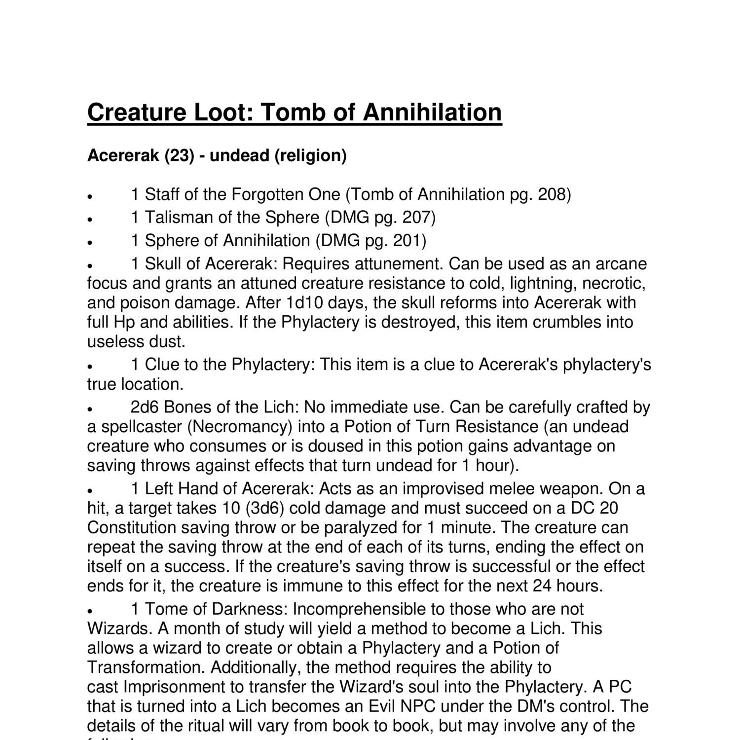 Creature Loot - ToA.pdf | DocDroid