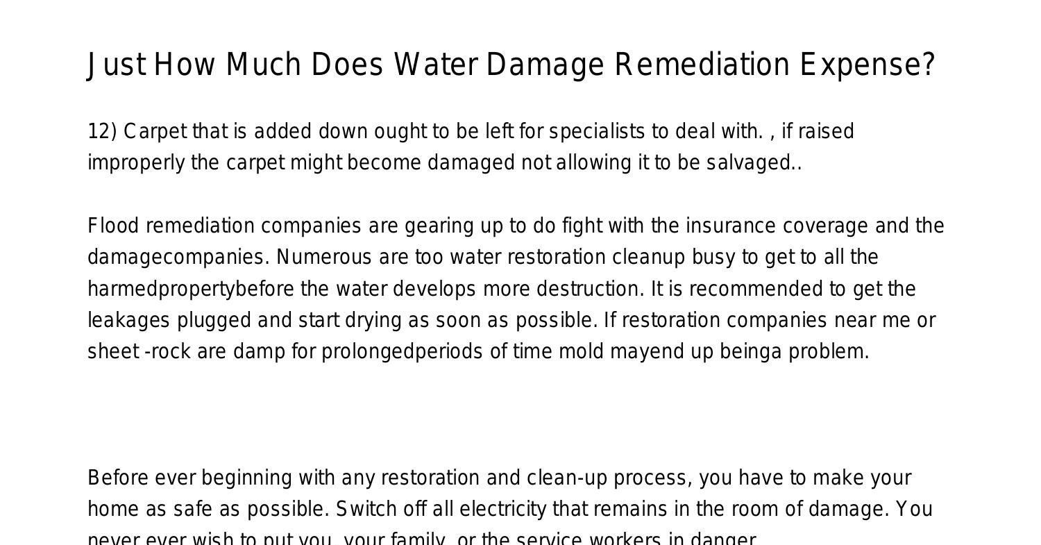 Dealing With Water Damage Within The Homeiyihr.pdf.pdf | DocDroid