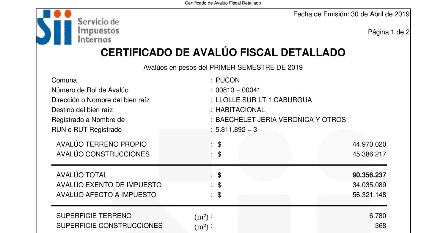Certificado de Avalúo Fiscal Detallado 810-41 PRIMER SEMESTRE 2019.pdf ...
