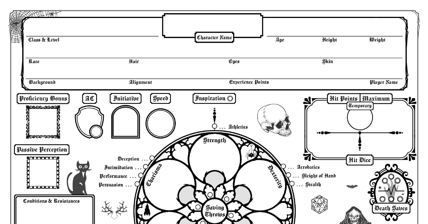 Gothic Character Sheets - A4.pdf | DocDroid