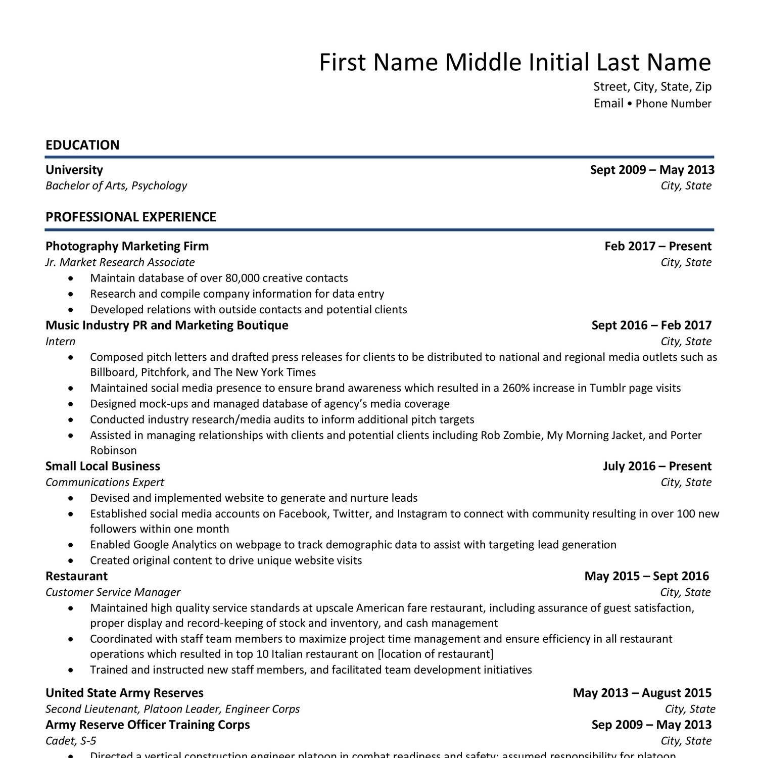 Resume Sample.pdf | DocDroid