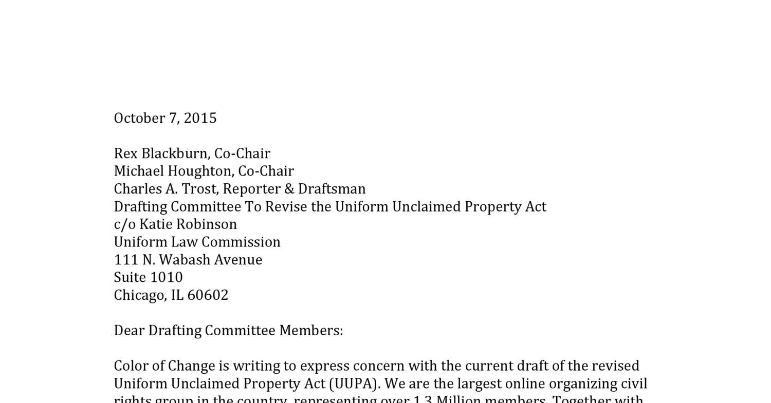 CoC ULC Letter 10-7.pdf | DocDroid