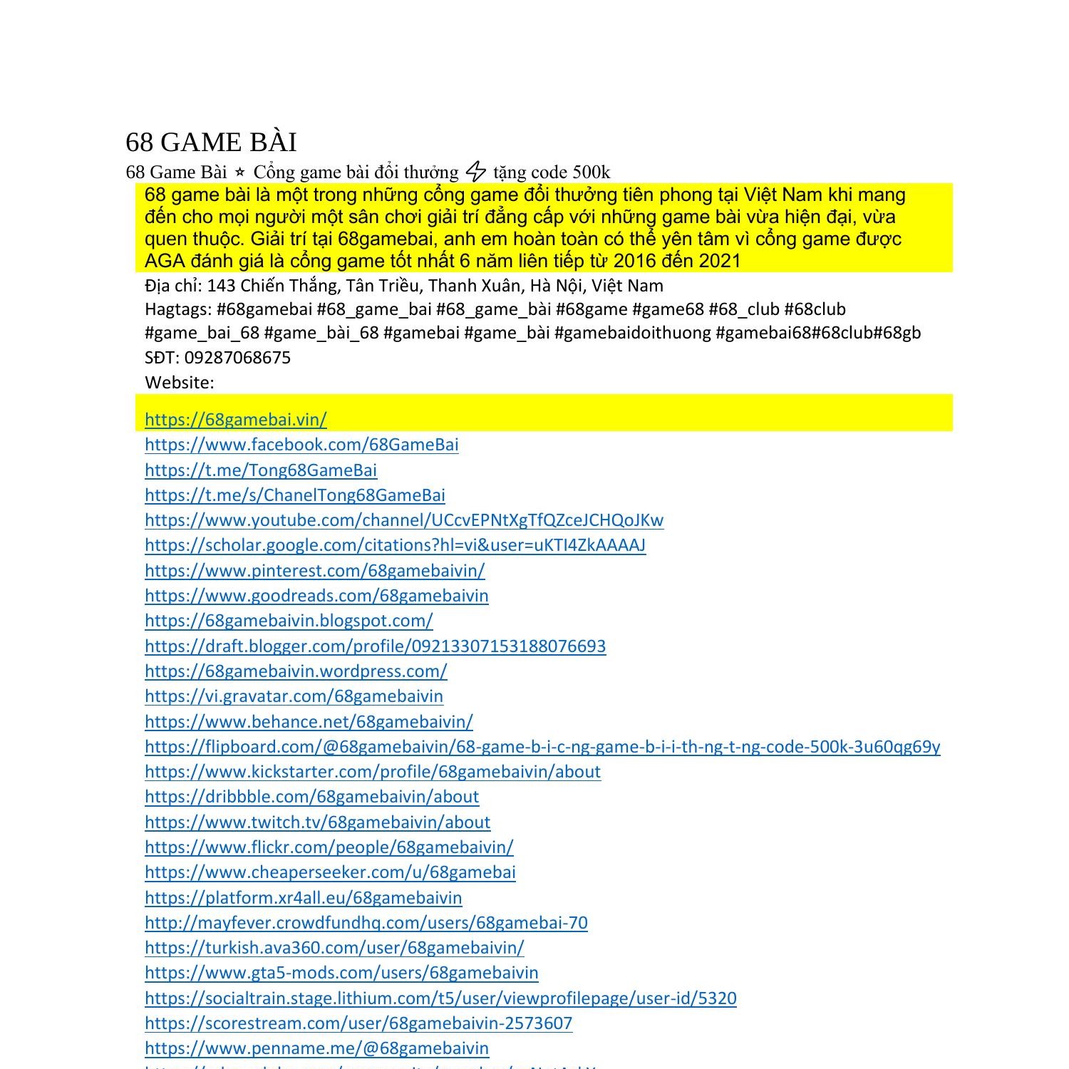 68gamebai.docx | DocDroid