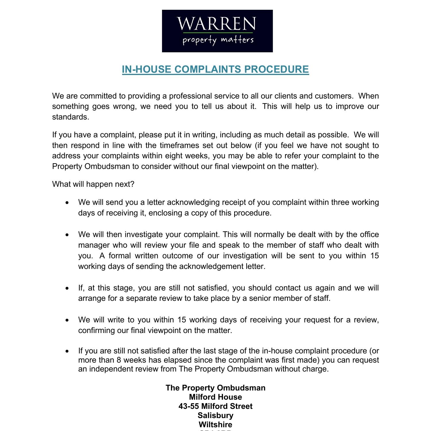 TPO_In_House_Complaints_Procedure_Template.pdf | DocDroid