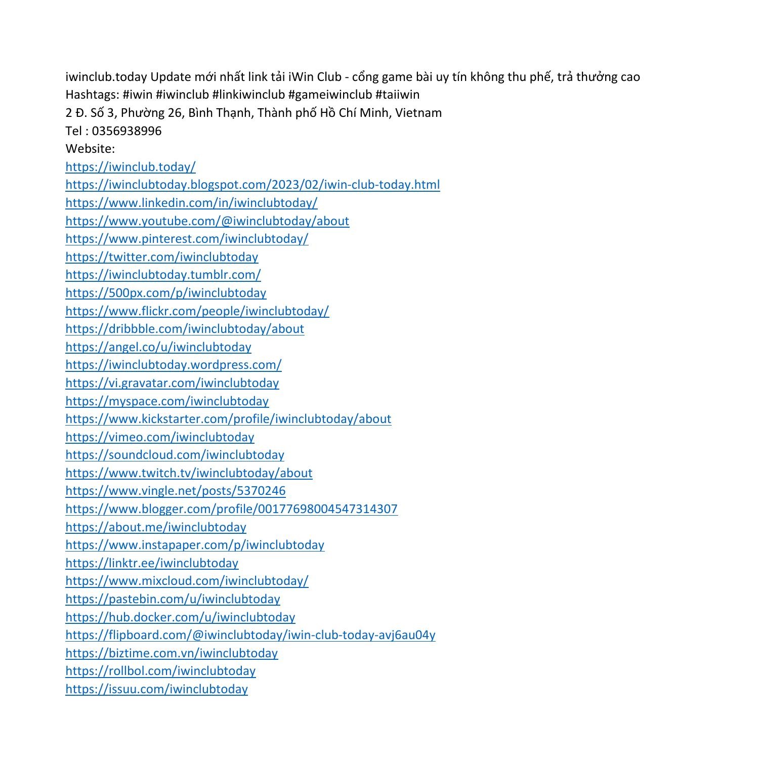 IWIN CLUB TODAY.xlsx | DocDroid