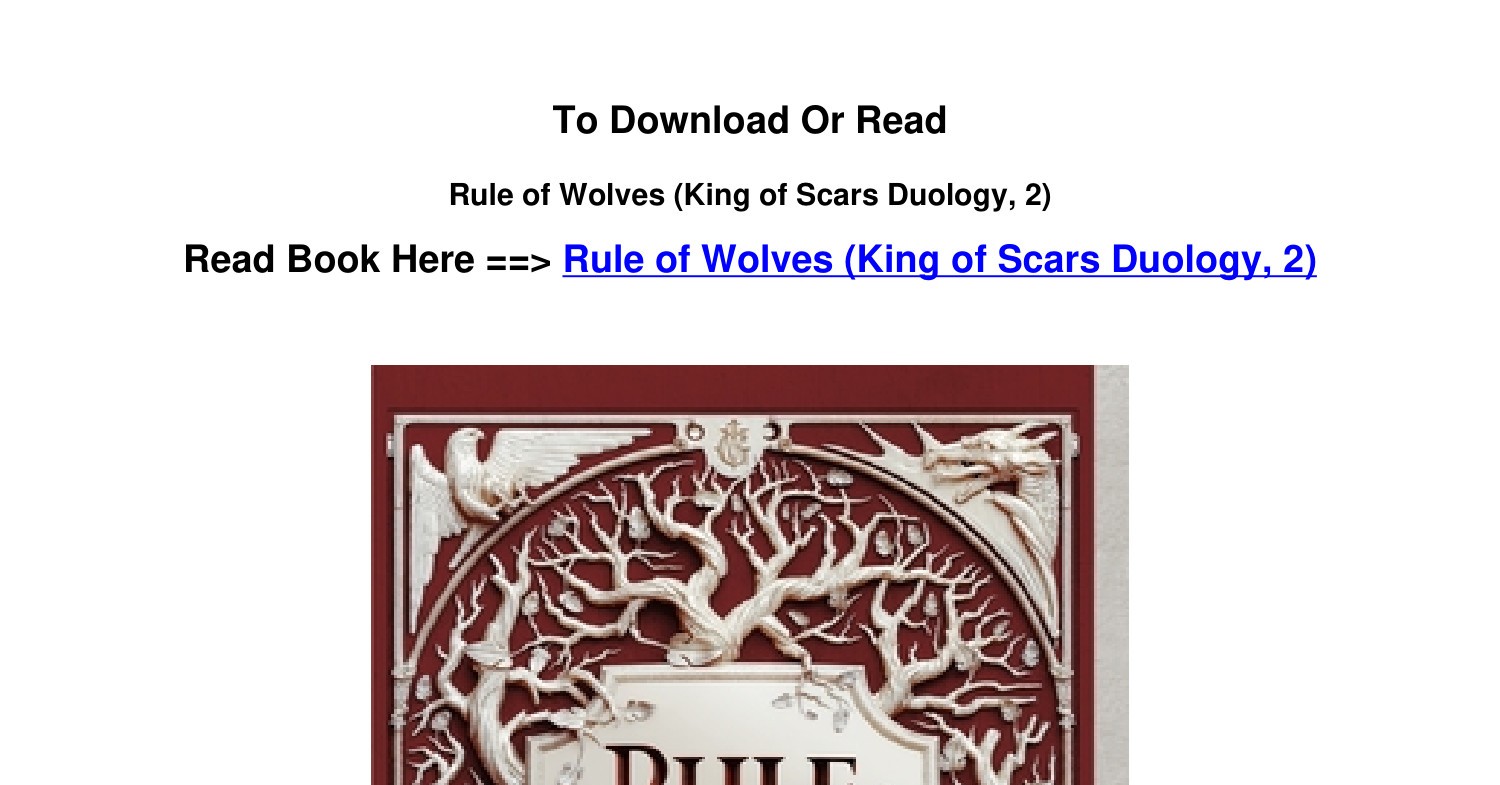 download PDF Rule of Wolves King of Scars Duology 2 By Leigh Bardugo.pdf | DocDroid