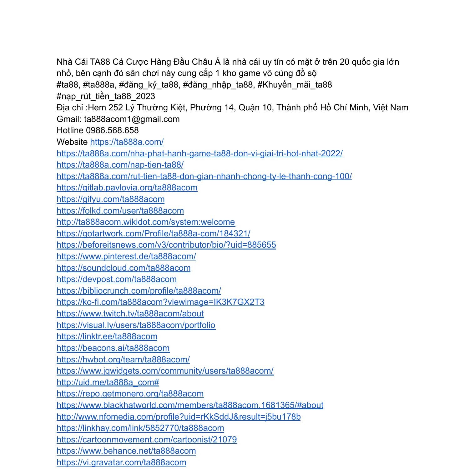 TA88 - Nhà Cái TA88 Cá Cược Hàng Đầu Châu Á.pdf | DocDroid