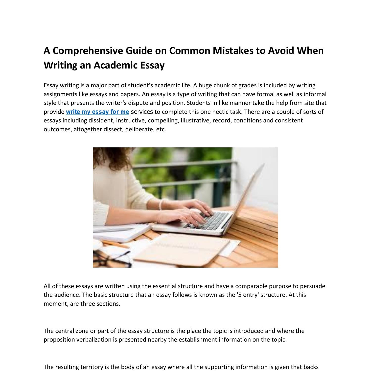 A Comprehensive Guide on Common Mistakes to Avoid When Writing an ...
