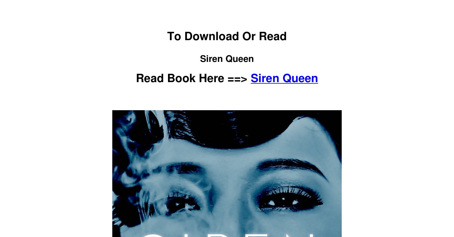 download EPUB Siren Queen by Nghi Vo.pdf | DocDroid