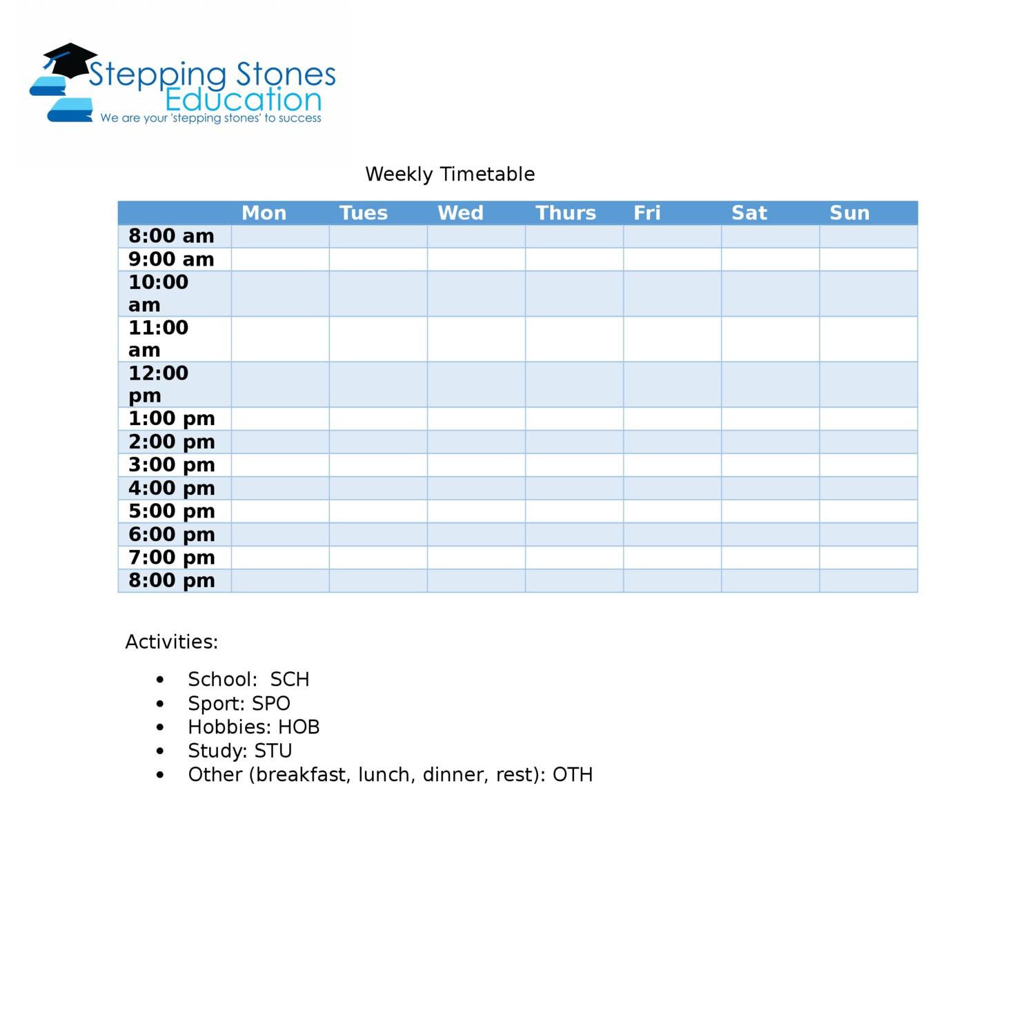 Timetable.docx | DocDroid