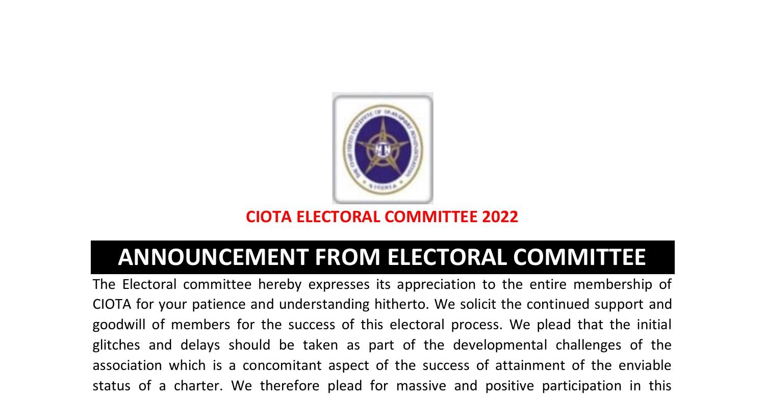 CIOTA-ELECTION-COMMITTEE-ACTIVITY-LIST-1.pdf | DocDroid