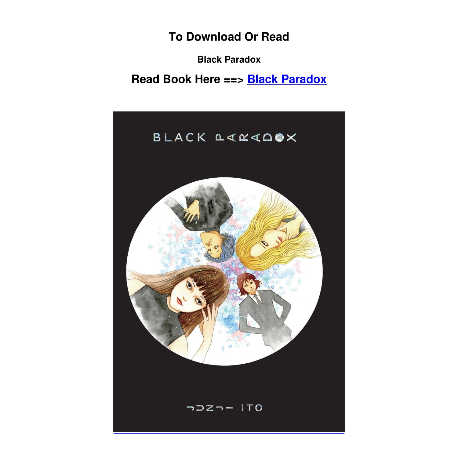 ePub download Black Paradox By Junji Ito.pdf | DocDroid
