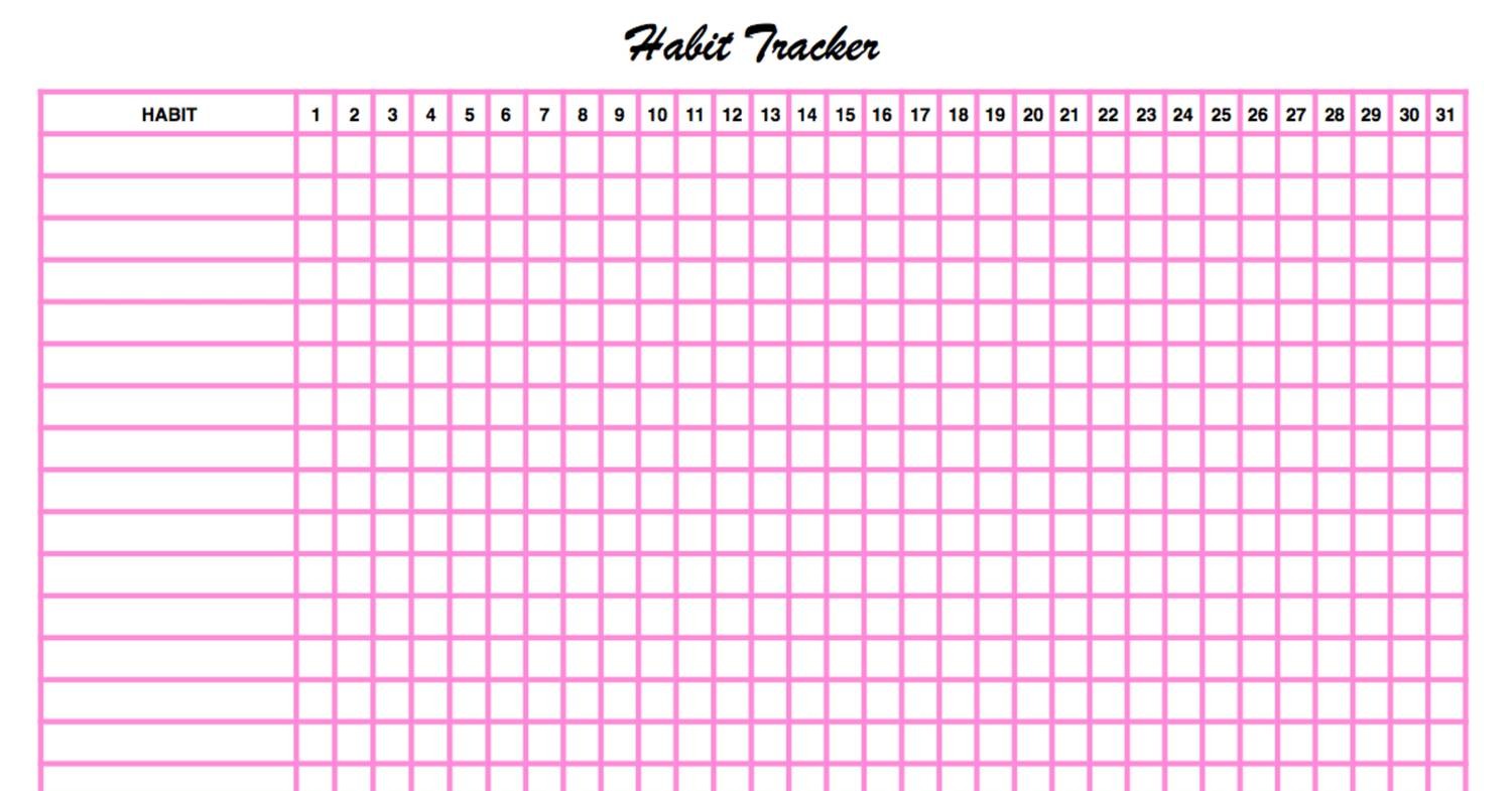 Pink Habit Tracker.pdf | DocDroid