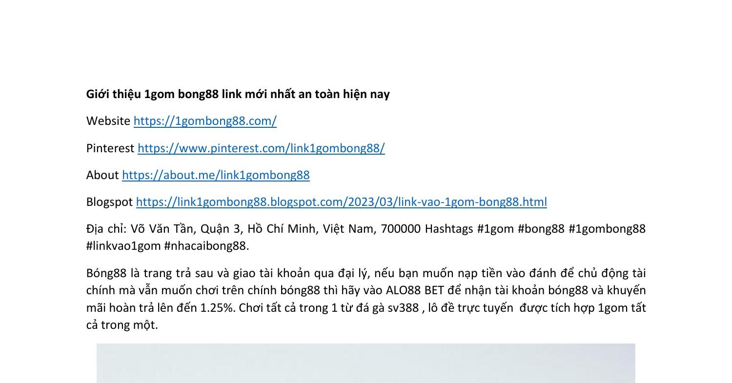 1gom bong88 link moi nhat.pdf | DocDroid