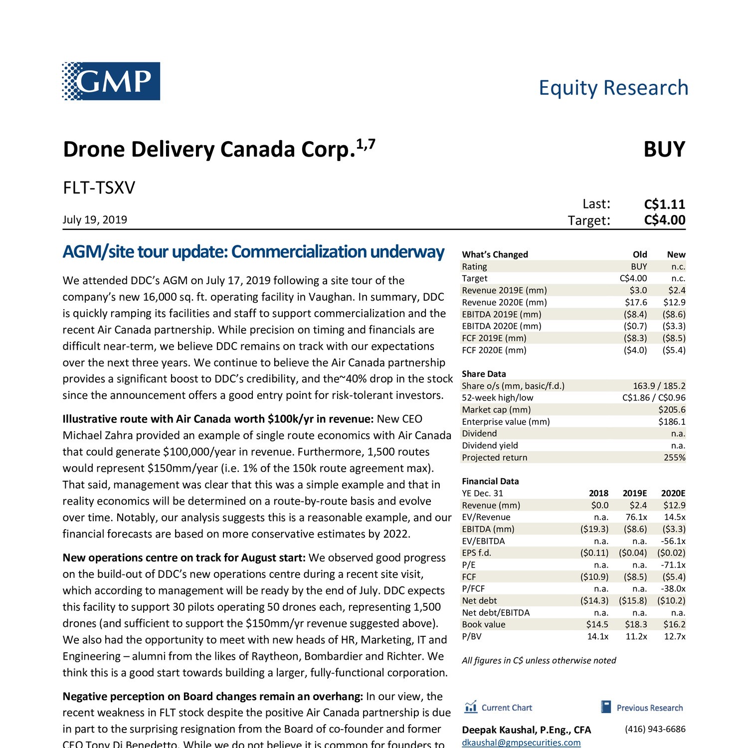 Drone Delivery Canada Corporation - GMP Securities.pdf | DocDroid