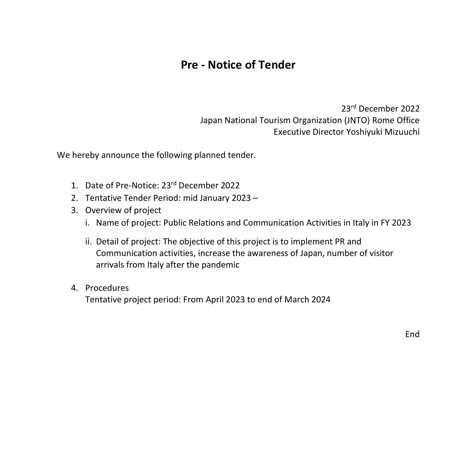 Pre notice of tender PR activities.pdf | DocDroid