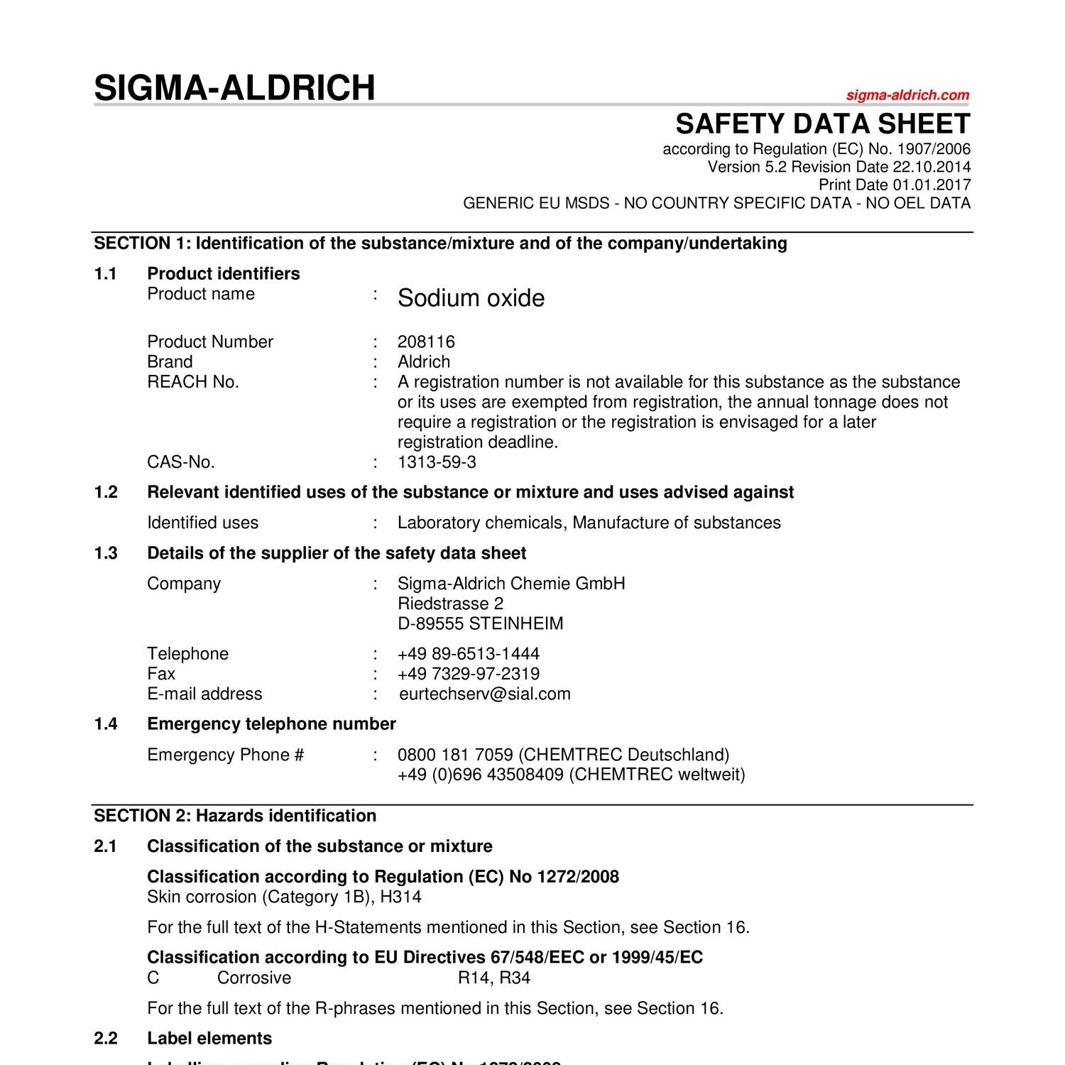 Sodium Oxide SA pdf DocDroid