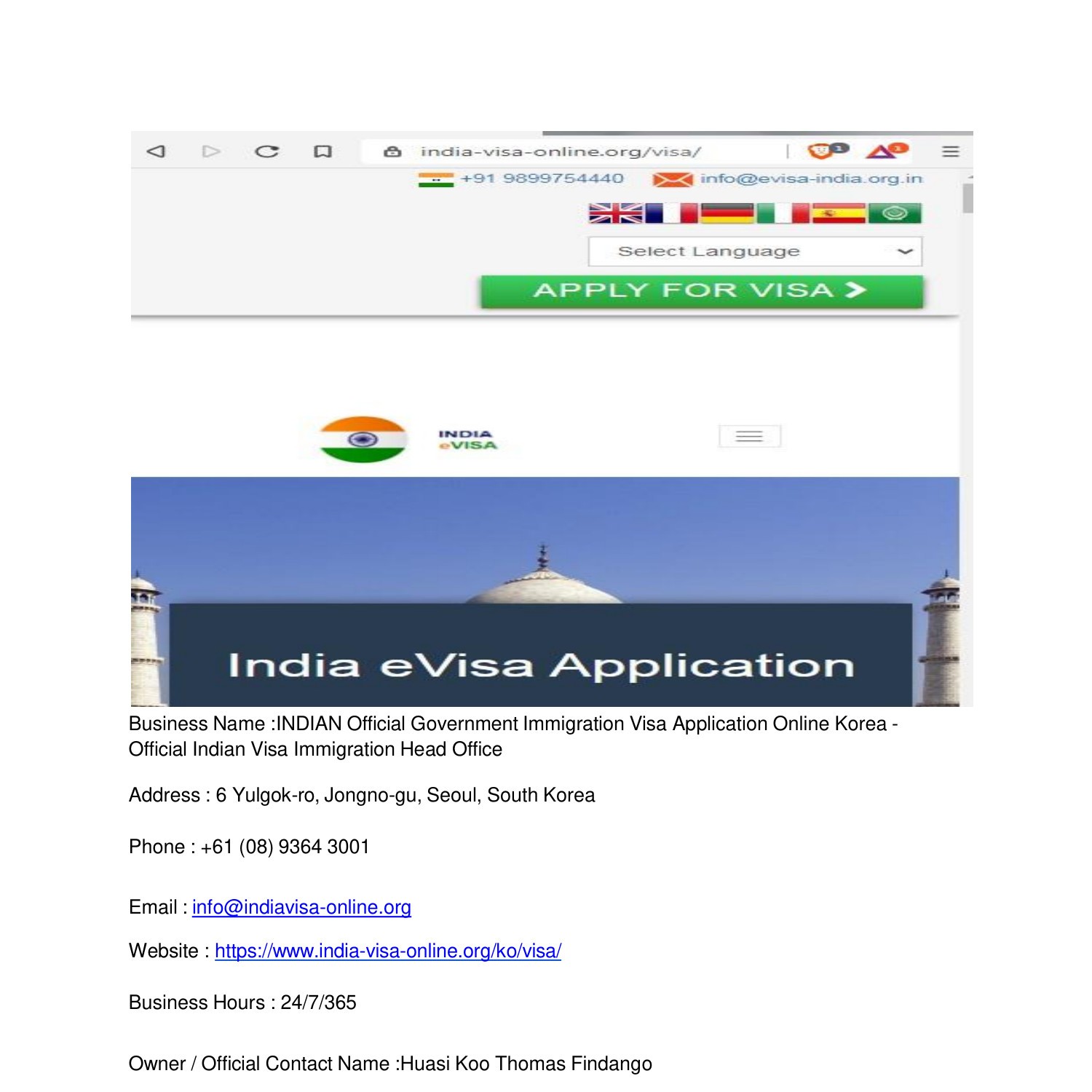 INDIAN Official Government Immigration Visa Application Online Korea.pptx | DocDroid