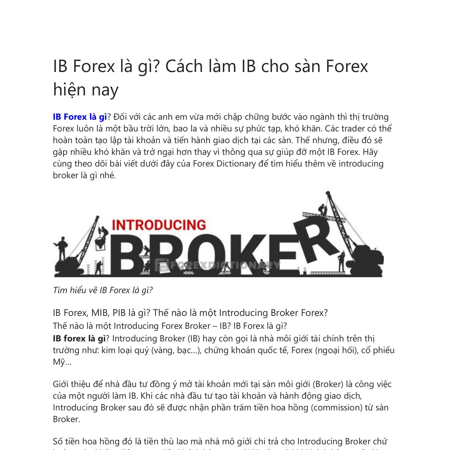 IB Forex là gì.docx | DocDroid