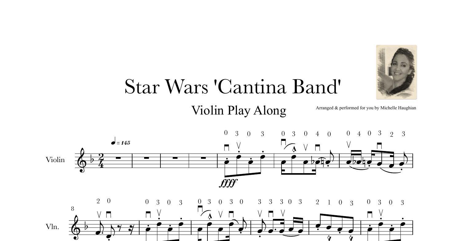 STAR WARS 'CANTINA BAND' (Violin Play Along).pdf | DocDroid