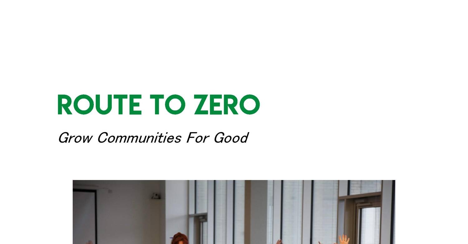 Route to Zero report.pdf | DocDroid