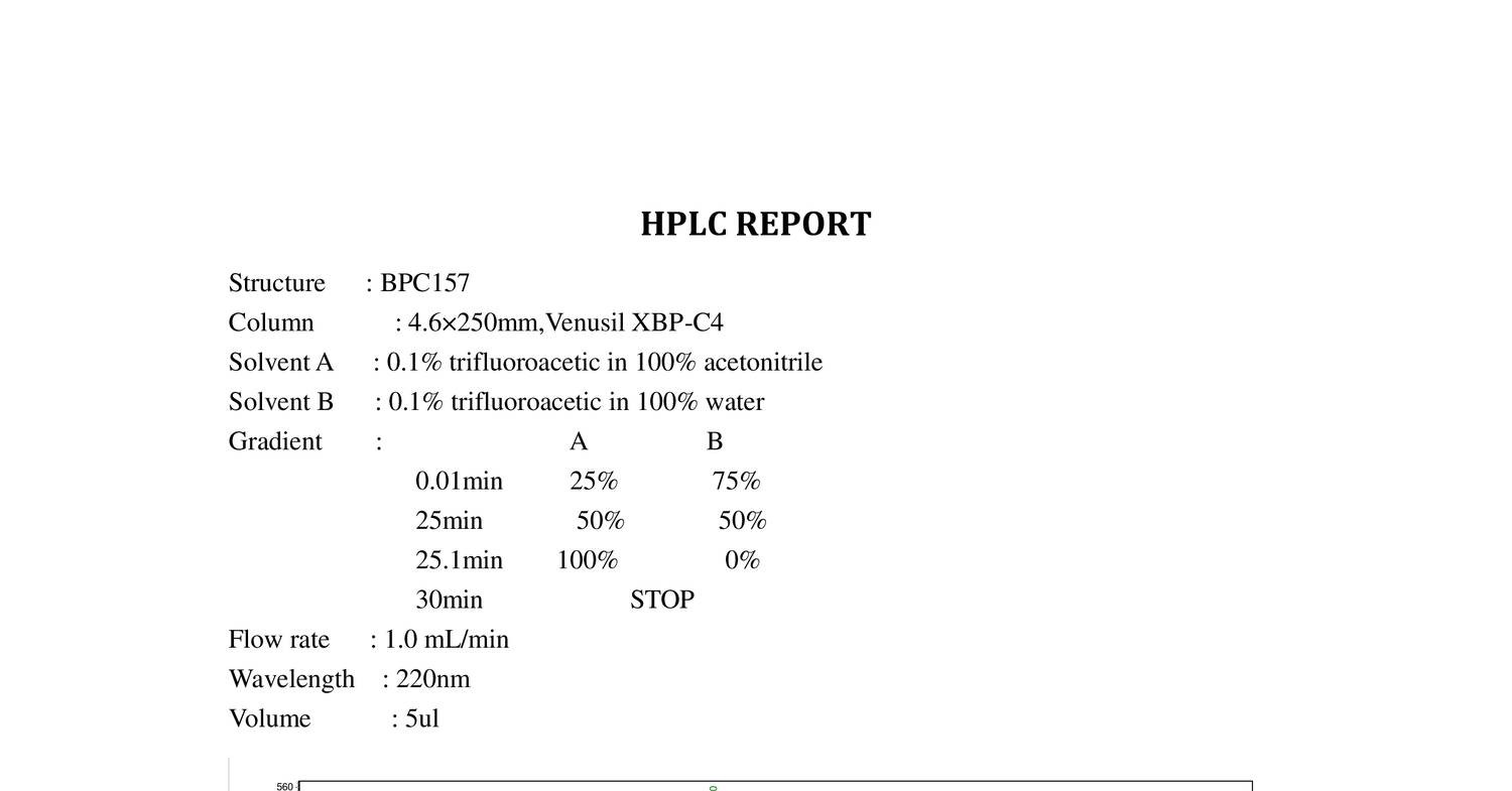 BPC157 HPLC.doc | DocDroid