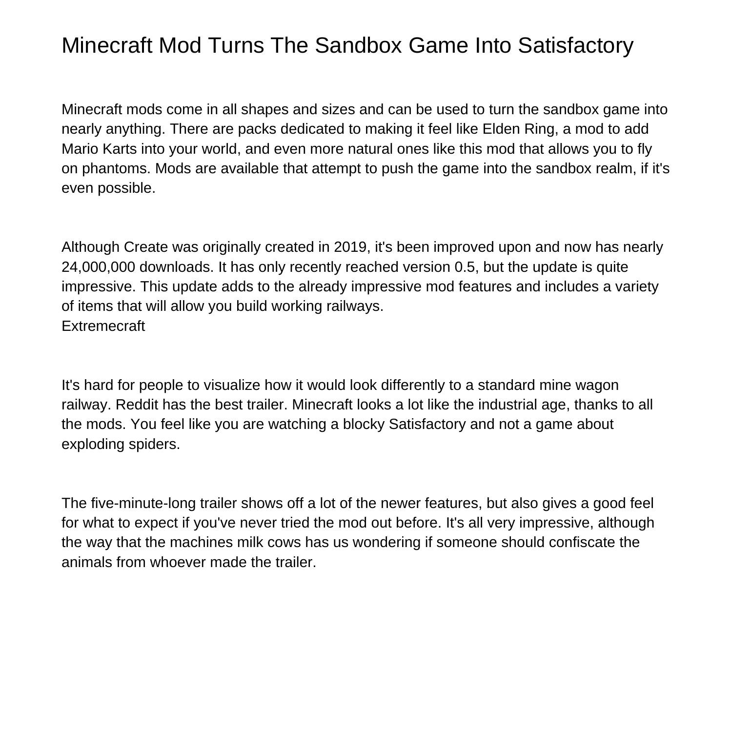 Minecraft Mod Turns The Sandbox Game Into Satisfactoryjorso.pdf.pdf ...