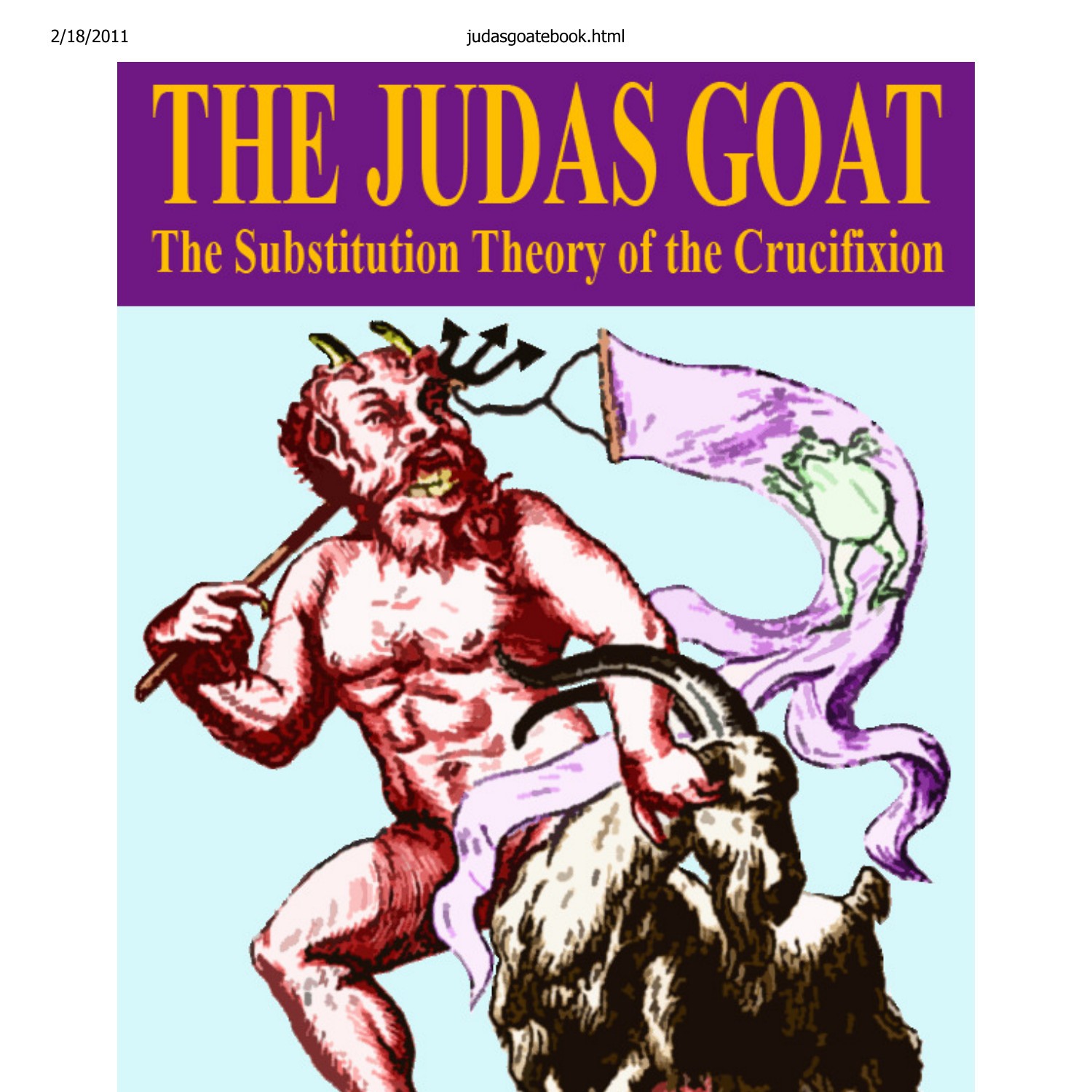 The Judas Goat The Substitution Theory of the Crucifixion (2011).pdf | DocDroid