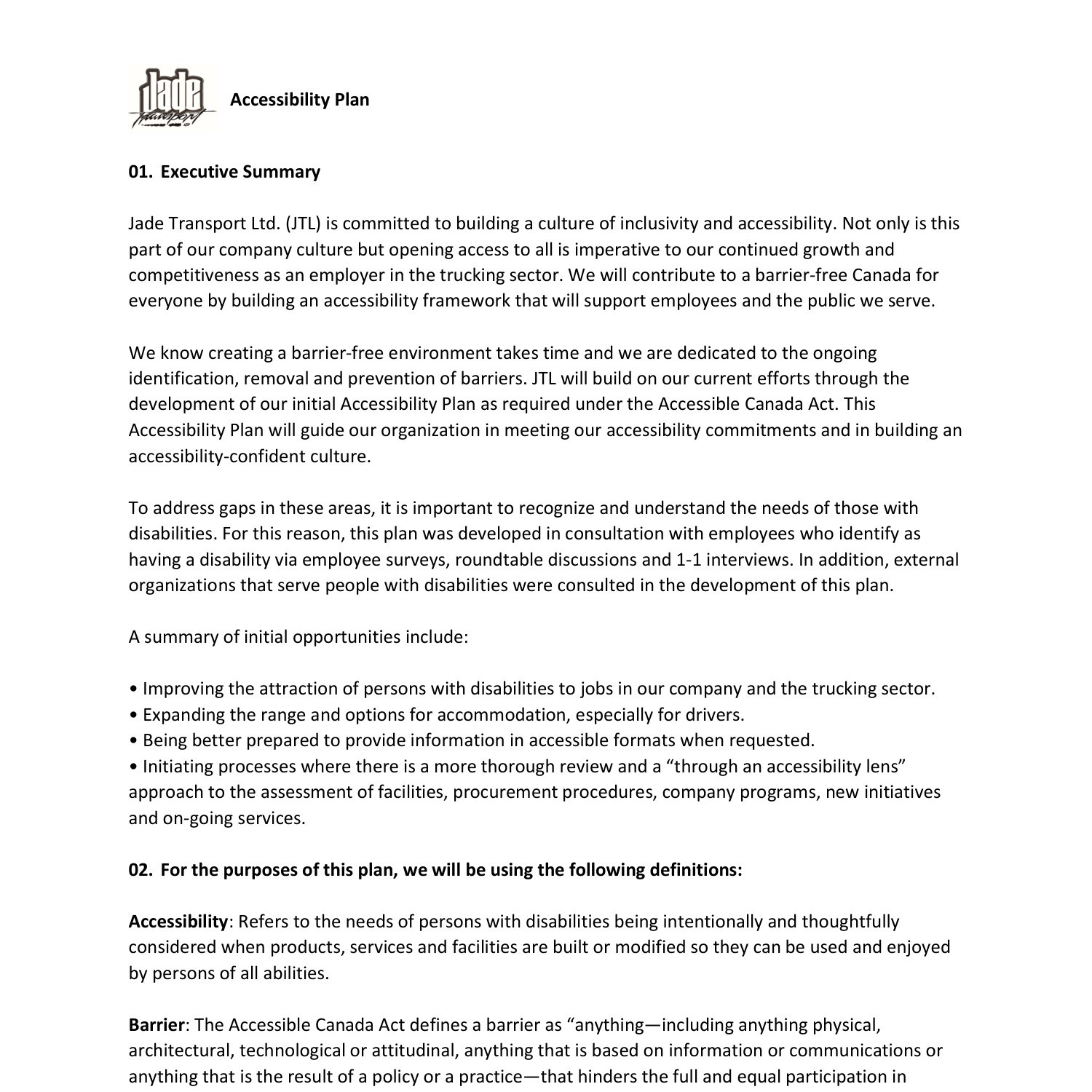 Accessibility Plan - Dec 2023.pdf | DocDroid