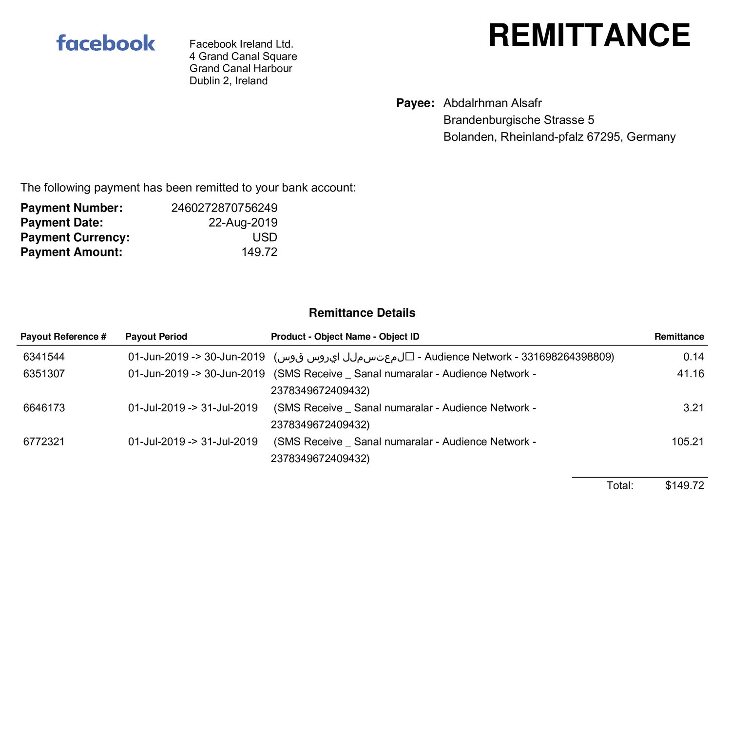 remittance.pdf | DocDroid