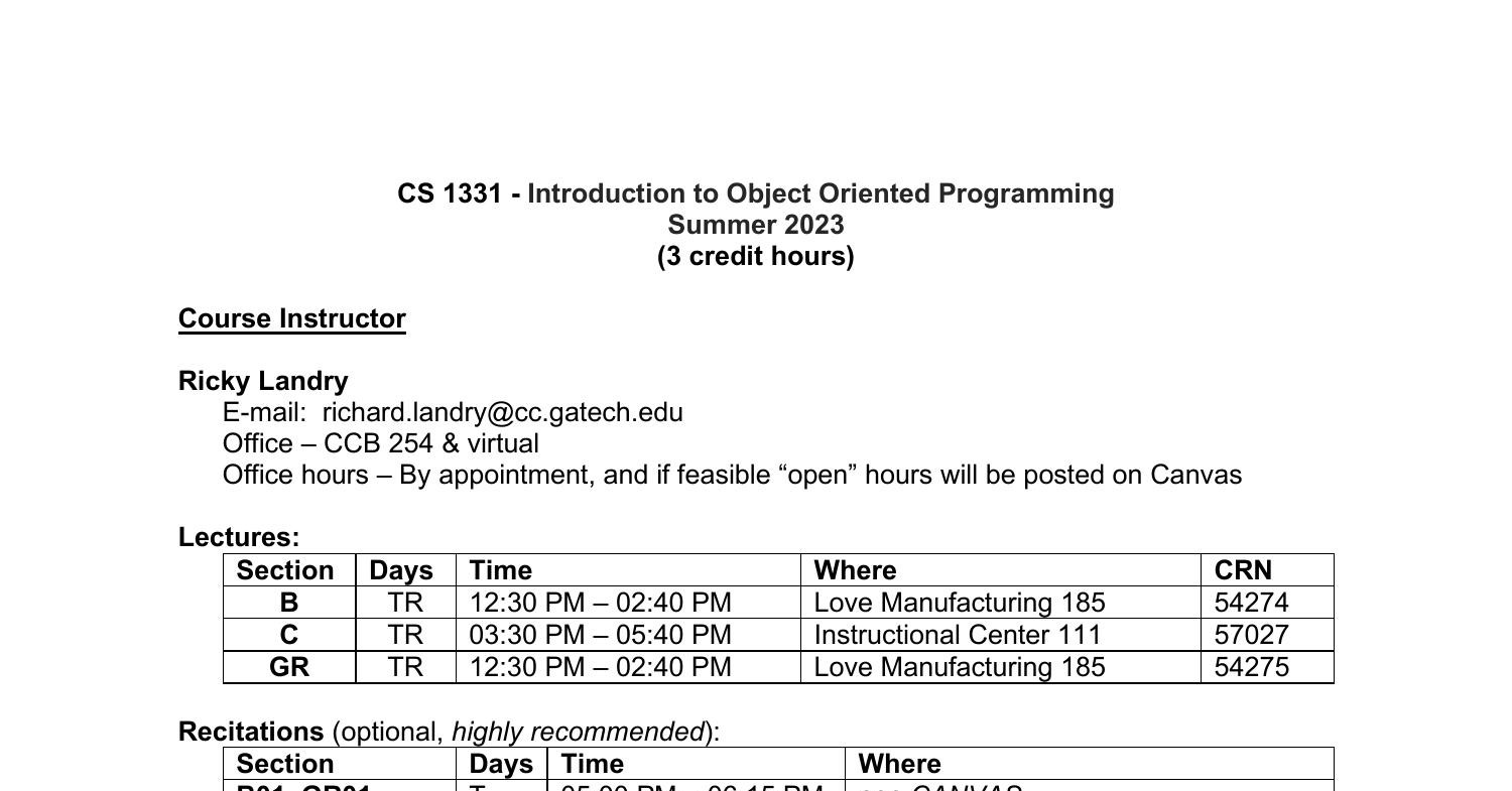 1331 Syllabus 2023 sm B C GR pdf DocDroid