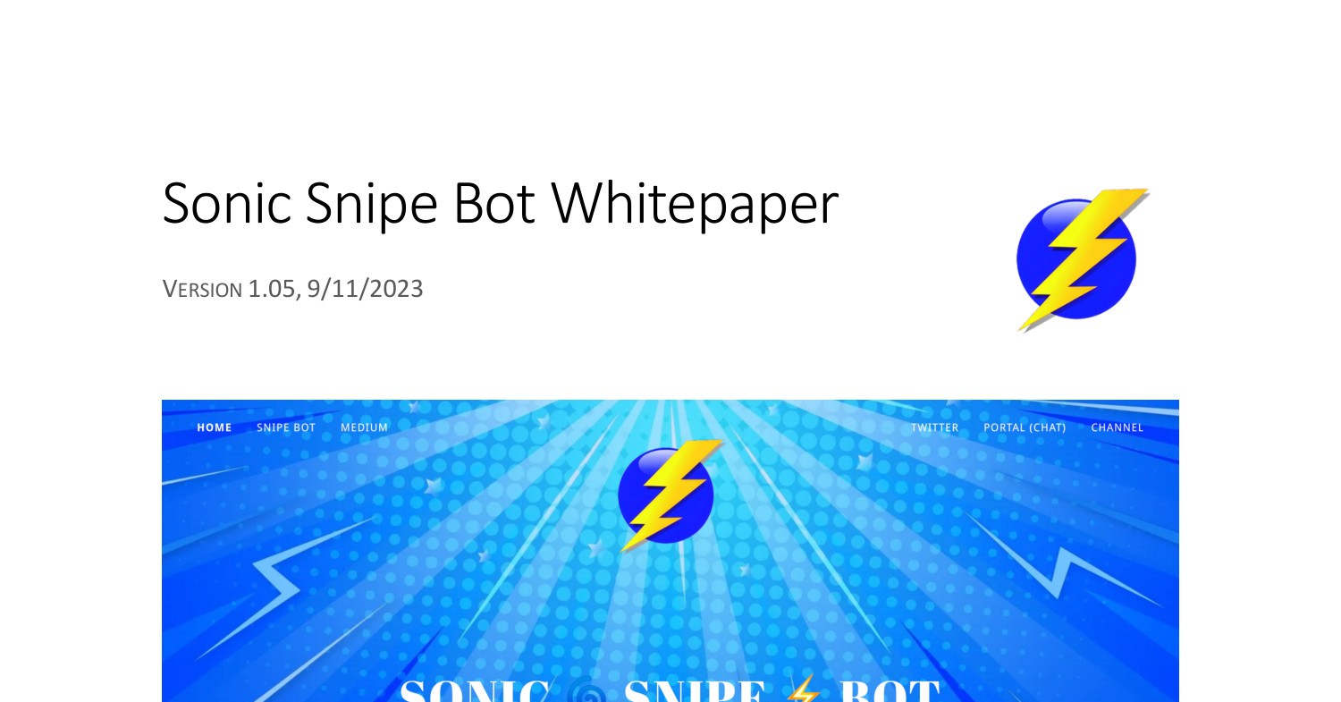 Sonic Snipe Bot Whitepaper.pdf | DocDroid