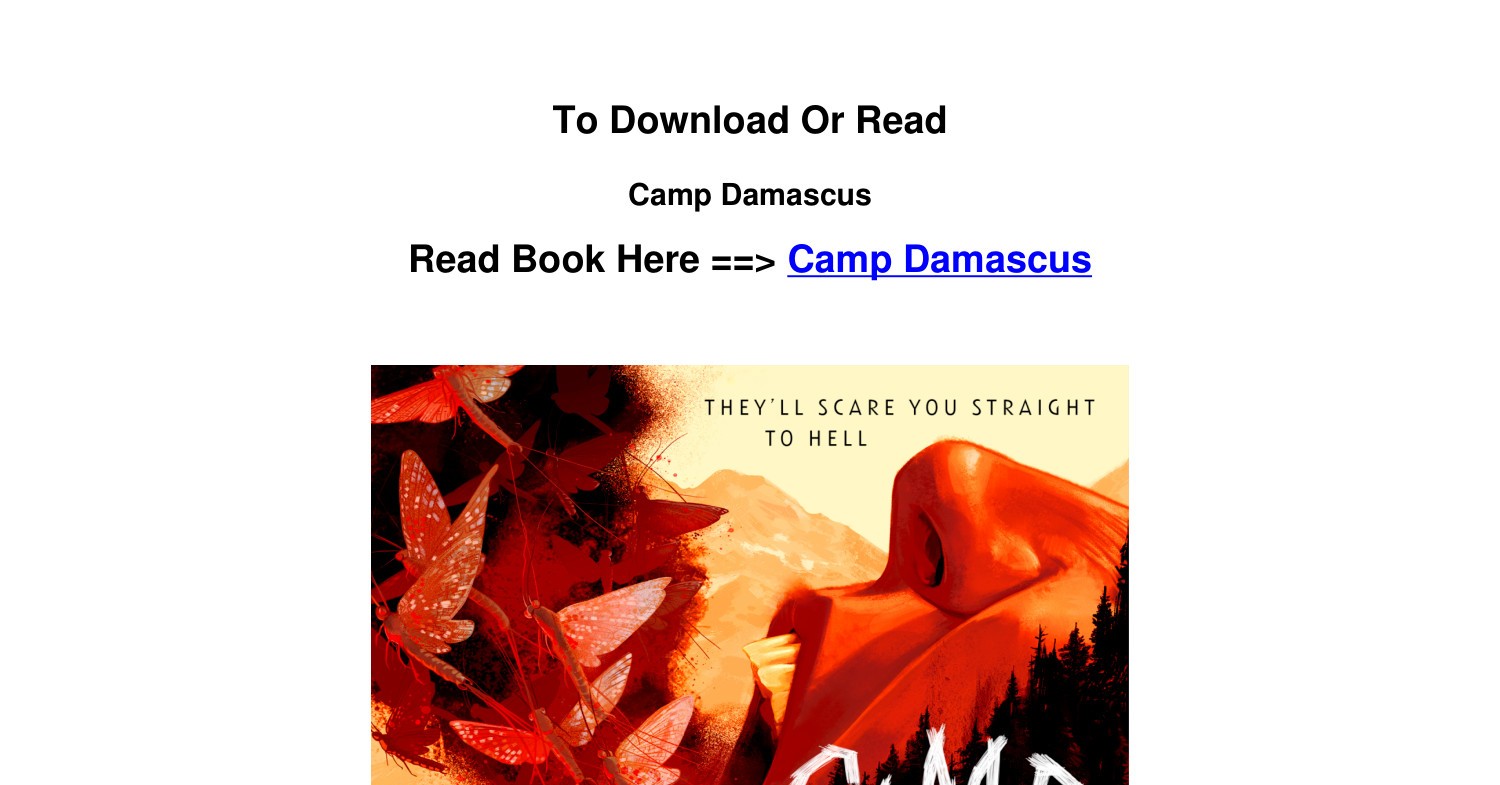 ePub download Camp Damascus BY Chuck Tingle.pdf | DocDroid