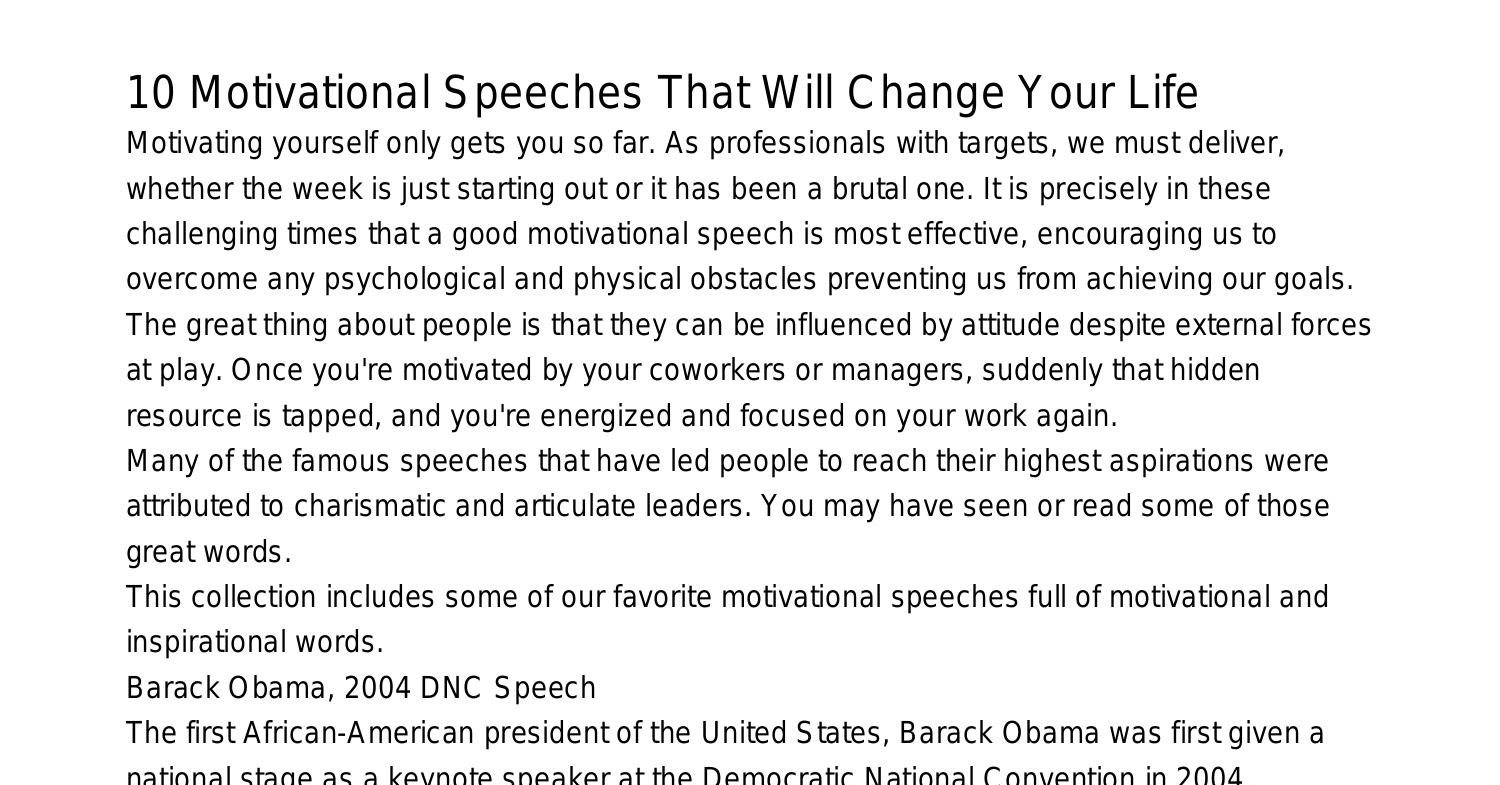 10 Motivational Speeches That Will Change Your Life akqay.pdf.pdf ...