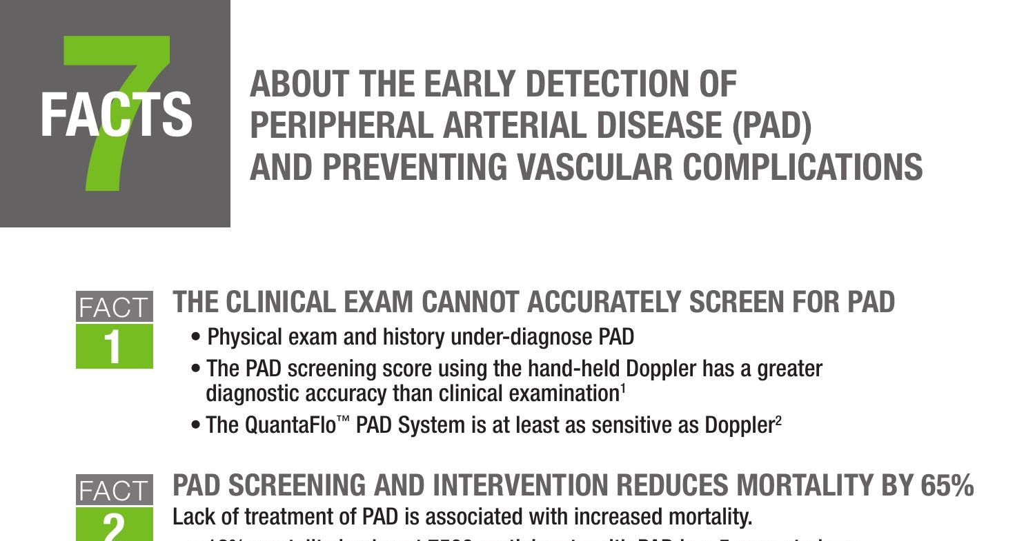 QuantaFlo - 7 Facts About Peripheral Arterial Disease PAD.pdf | DocDroid