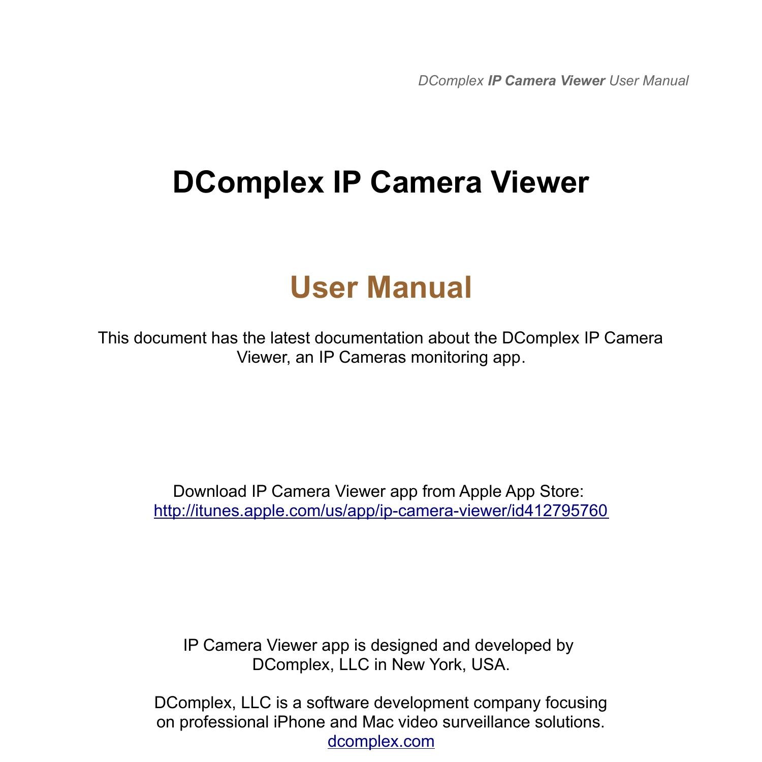 IPCameraMacManual.pdf | DocDroid