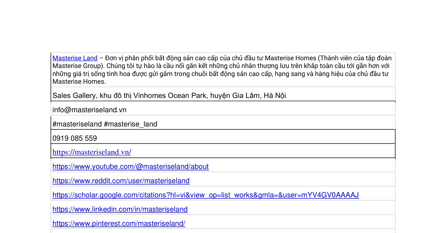 Masterise Land.docx | DocDroid