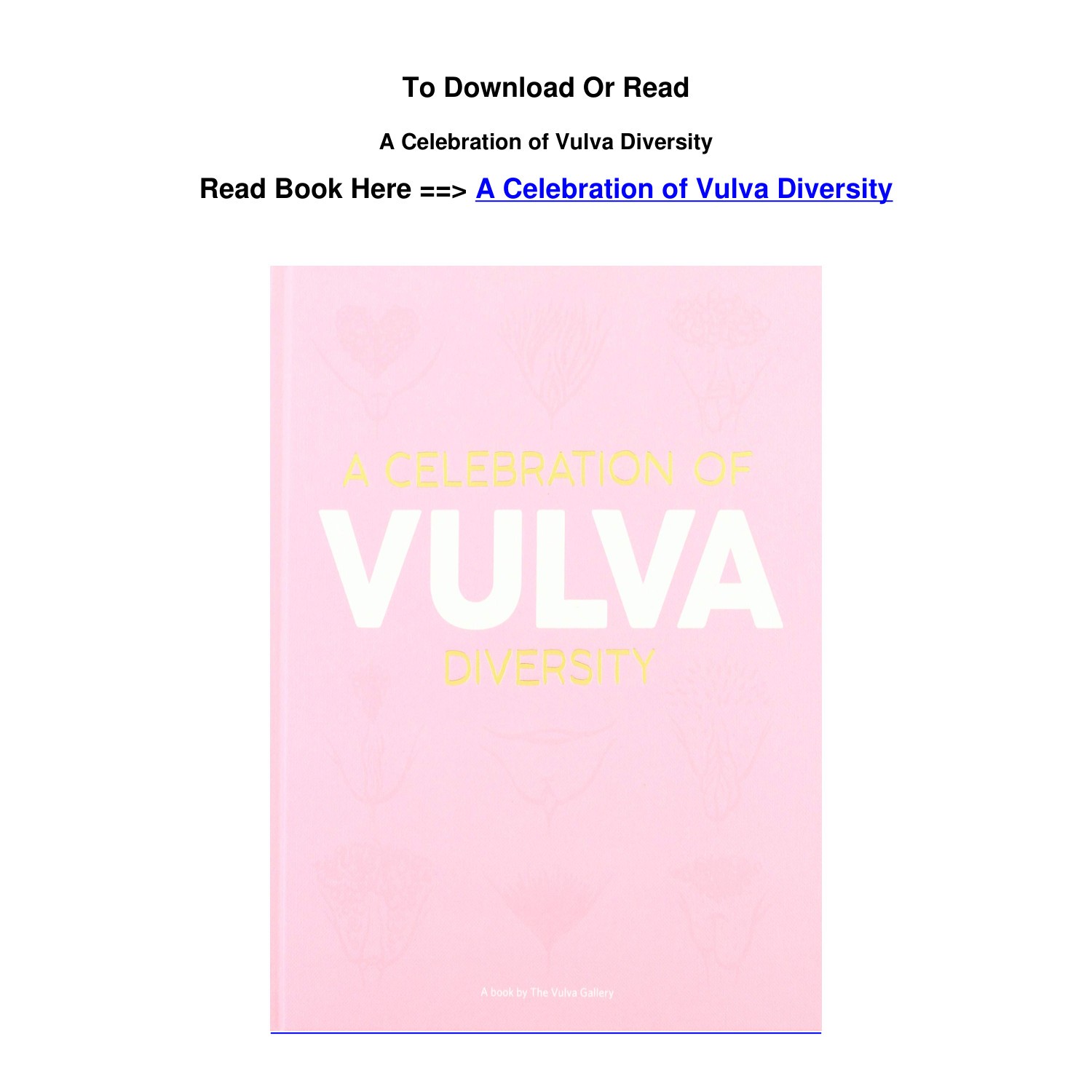 download Pdf A Celebration of Vulva Diversity By Hilde Atalanta.pdf ...