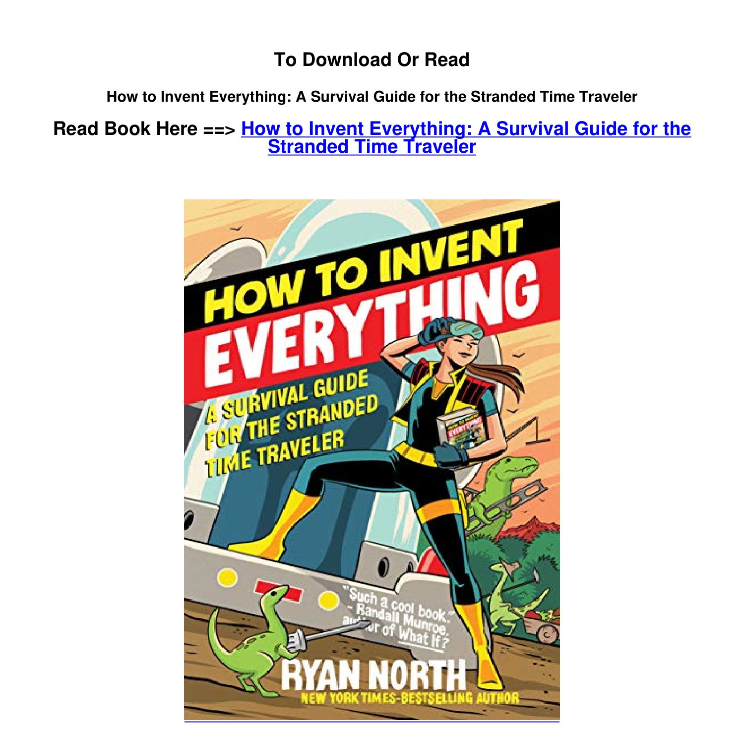 EPUB Download How to Invent Everything A Survival Guide for the ...