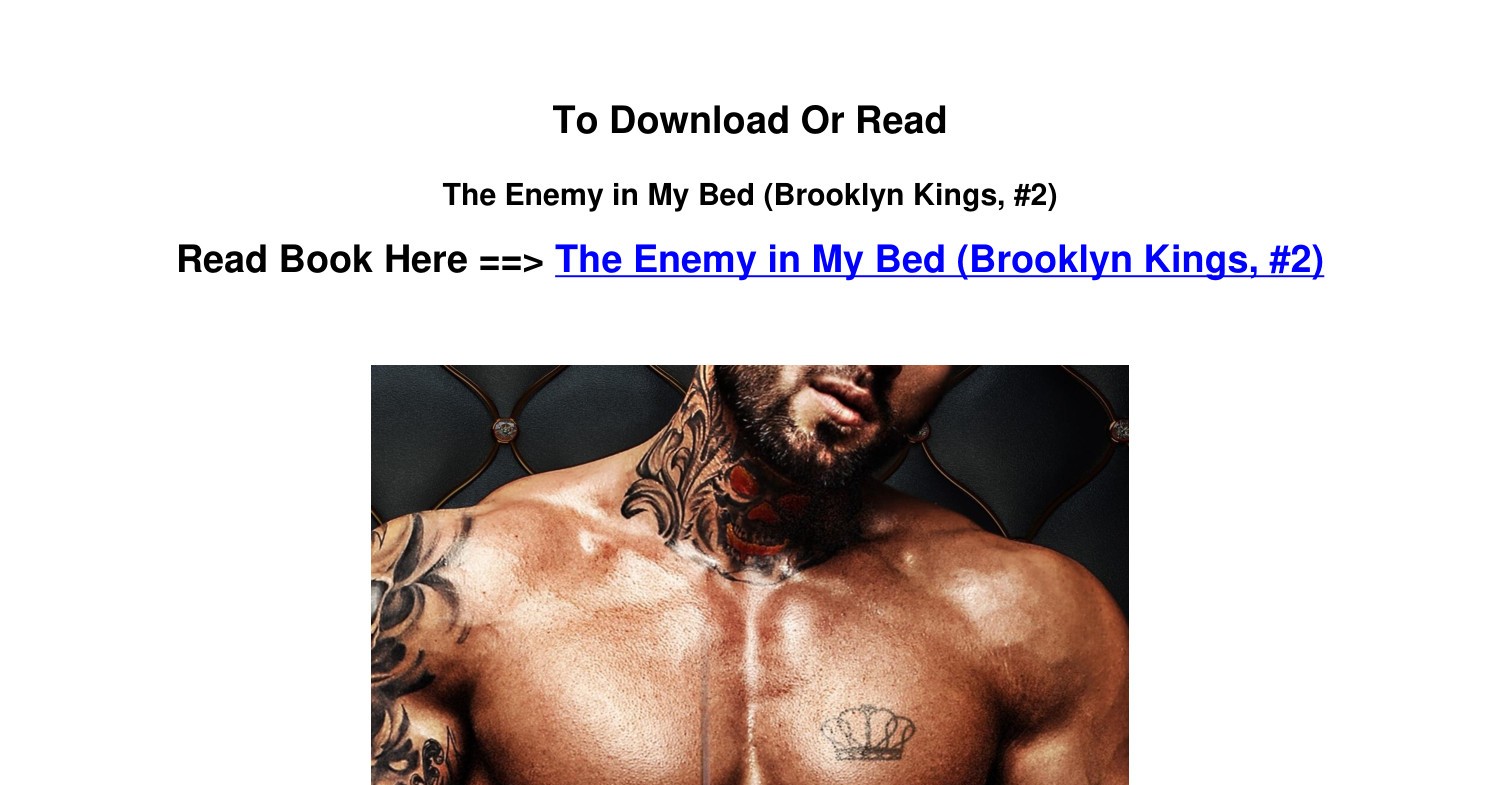 pdf download The Enemy in My Bed Brooklyn Kings 2 BY L K Shaw.pdf | DocDroid